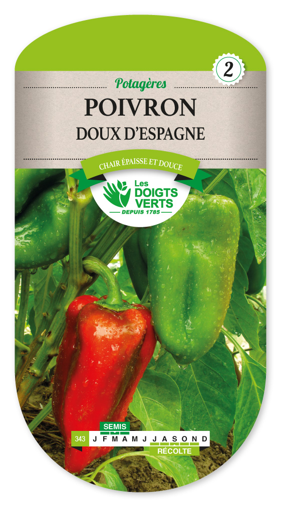 Poivron doux d'Espagne - Vente en ligne au meilleur prix
