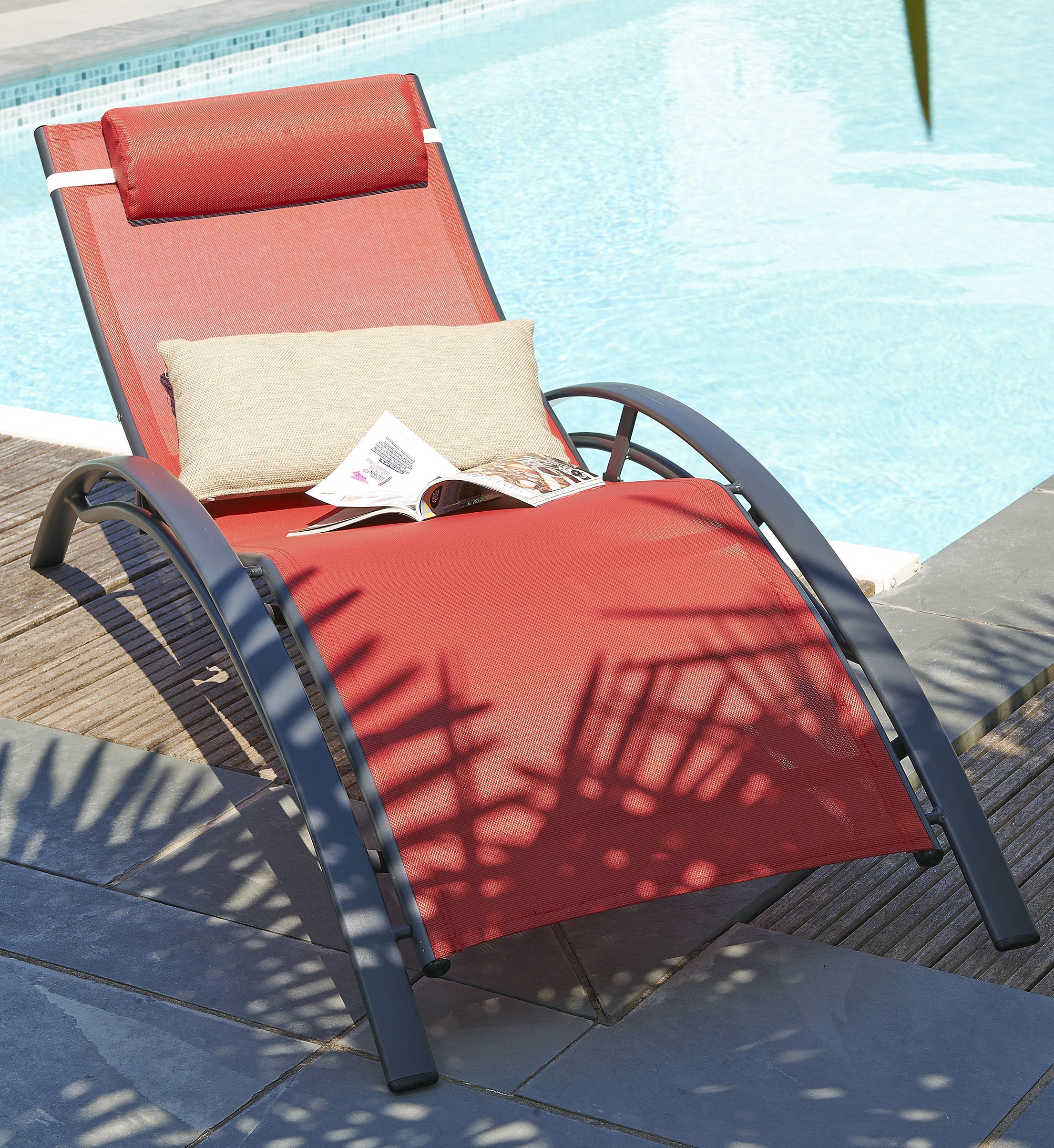 Chaise Longue Design Corail - Vente en ligne au meilleur prix