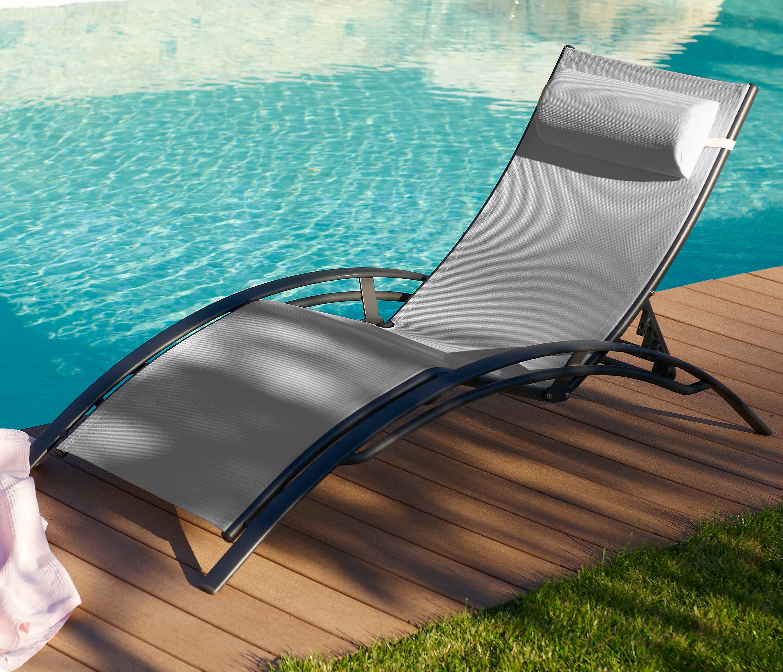 Chaise Longue Design Gris - Vente en ligne au meilleur prix