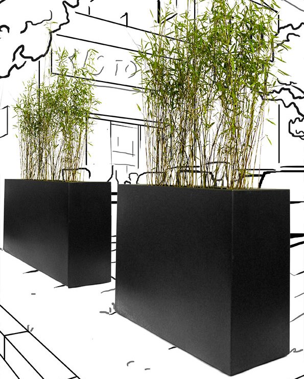 Pure Square Divider – 29x79 H59 – Anthracite– Elho - Vente en ligne au ...