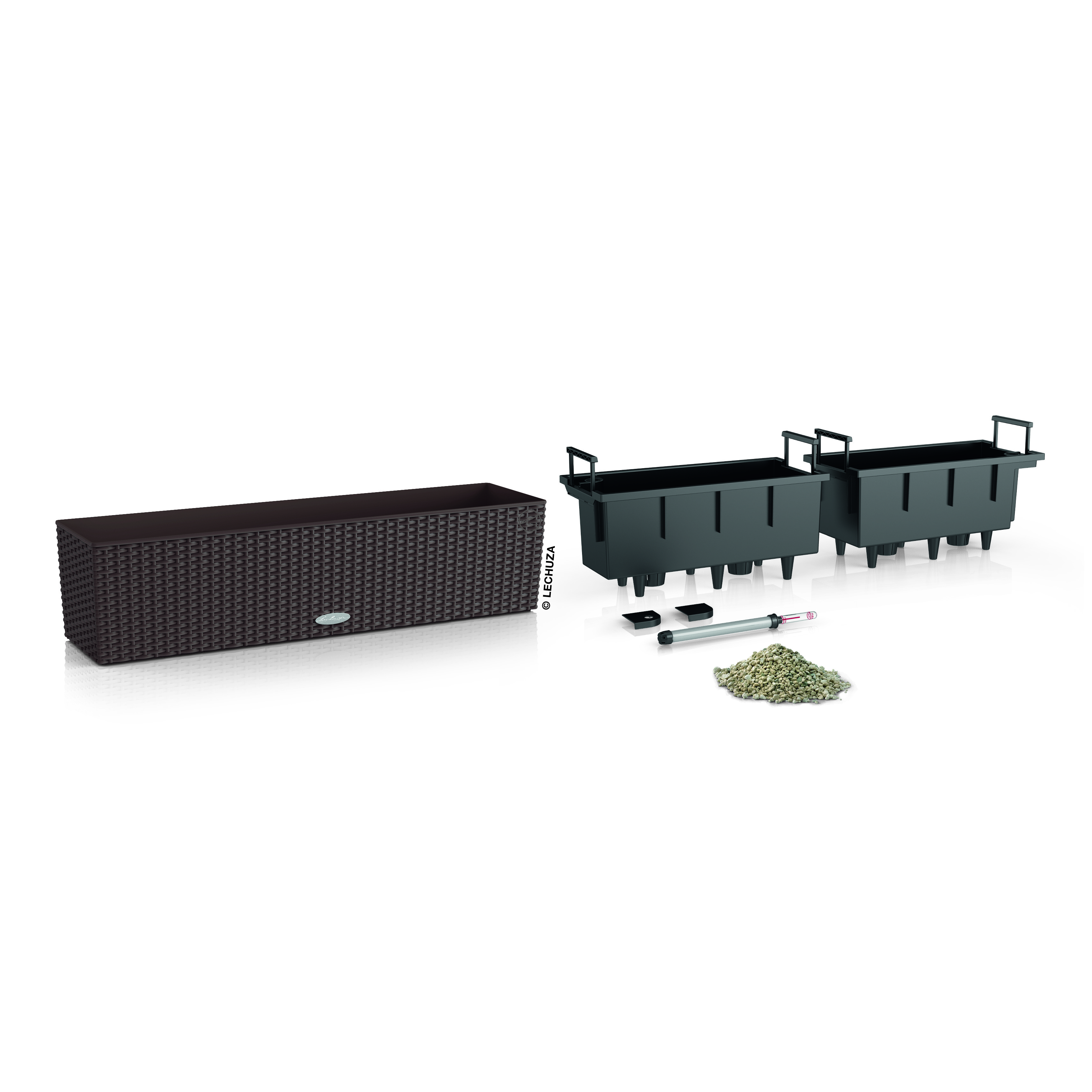 Balconera Cottage 80 - Moka - LECHUZA - Vente en ligne au meilleur prix