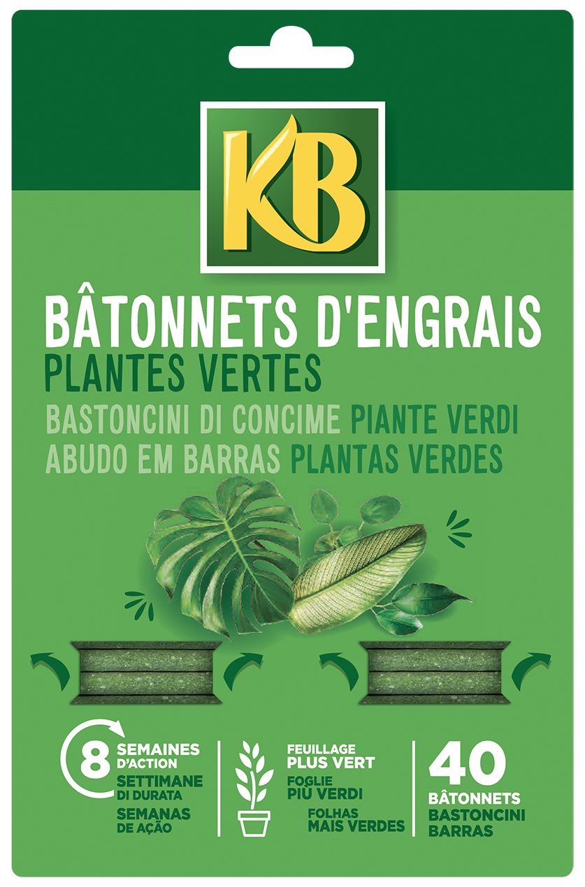 Bâtonnets Engrais Plantes Vertes - KB - Vente en ligne au meilleur prix