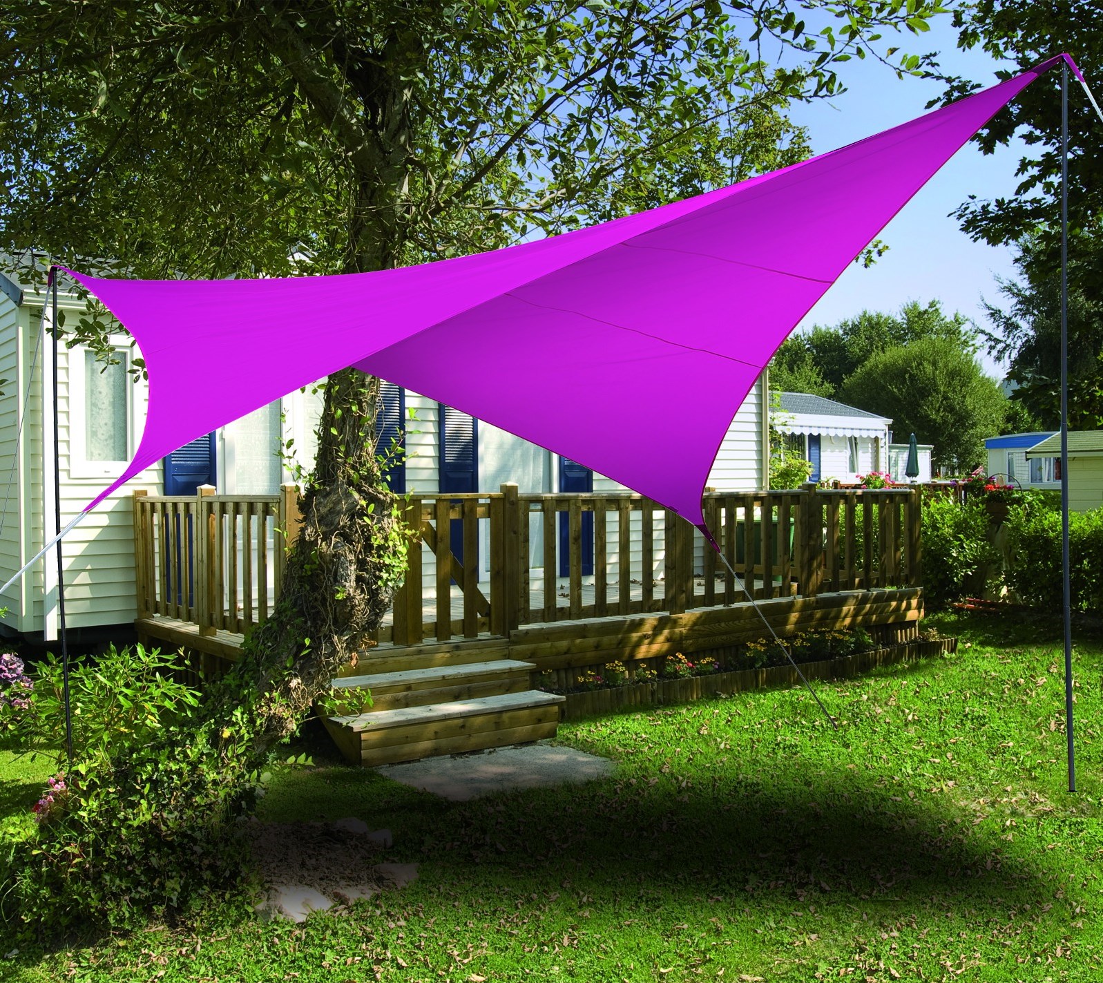 Toile imperméable carrée Fuchsia - Vente en ligne au meilleur prix